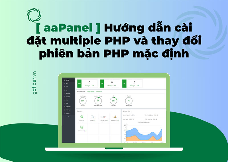 Hướng dẫn cài đặt multiple PHP và thay đổi phiên bản PHP mặc định trên aaPanel